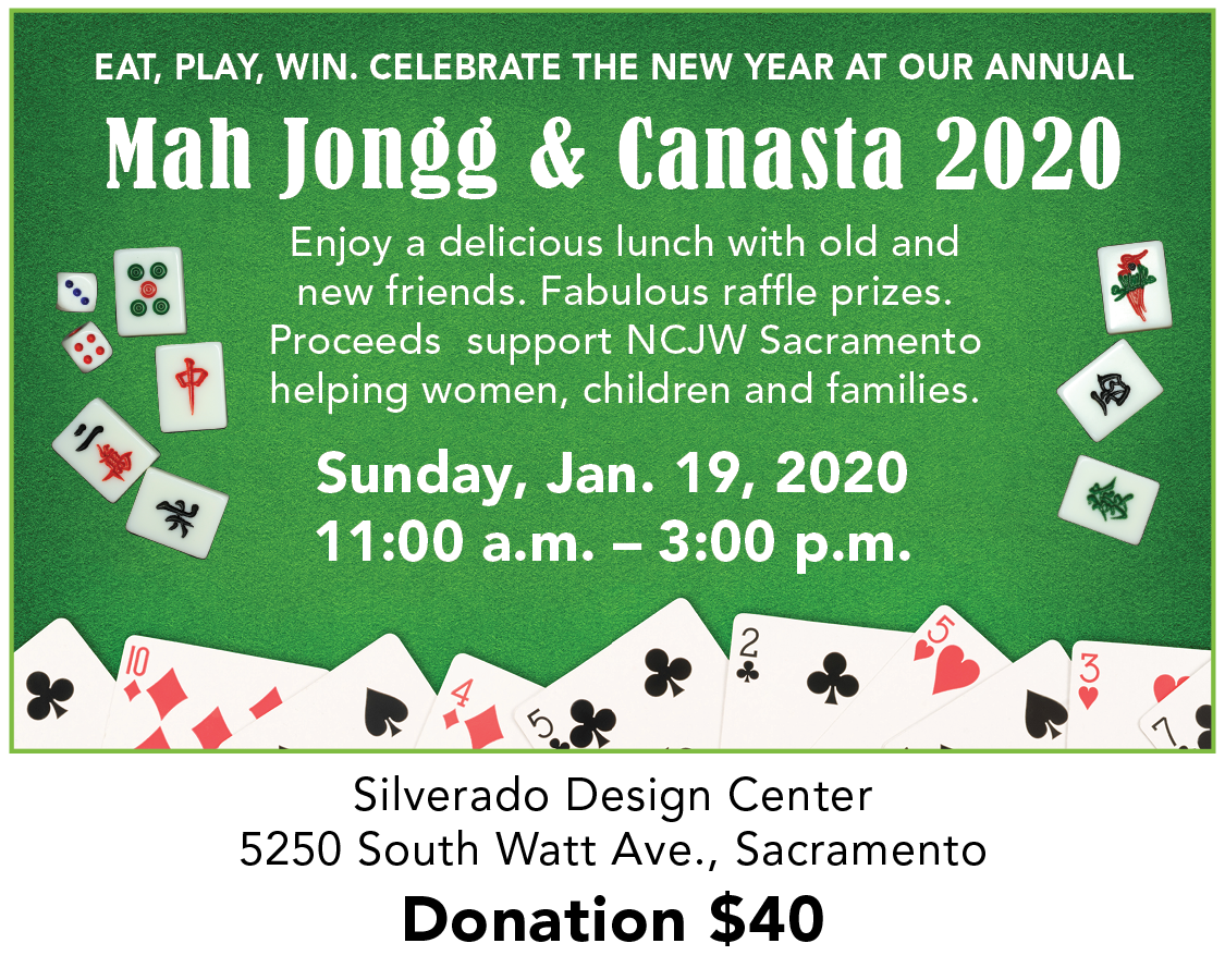 Mah Jongg and Canasta Extravaganza 2020 - Sacramento