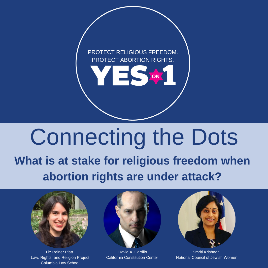 View recording: Webinar on Repro Freedom is Religious Freedom - Sacramento